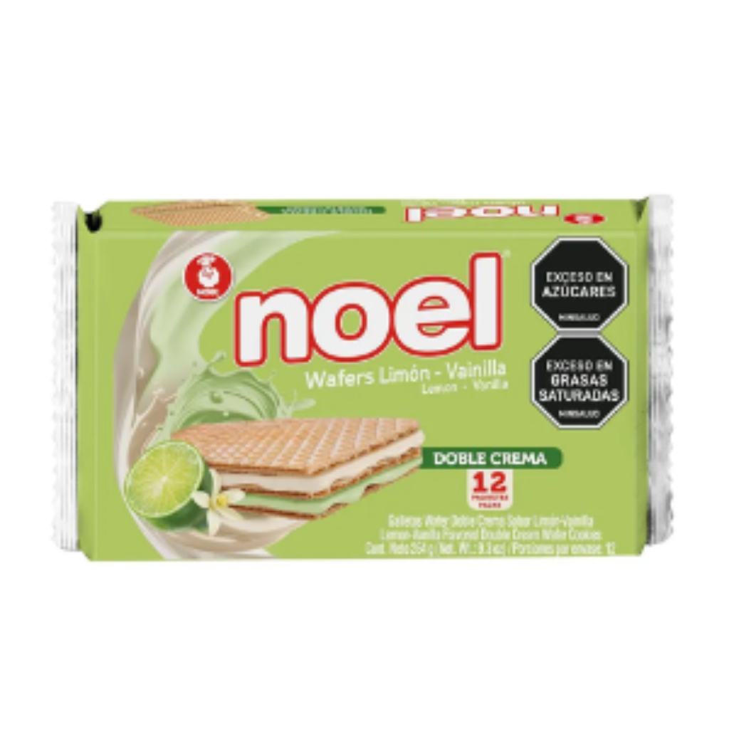 GALLETA WAFERS NOEL LIMÓN*264gr*12und